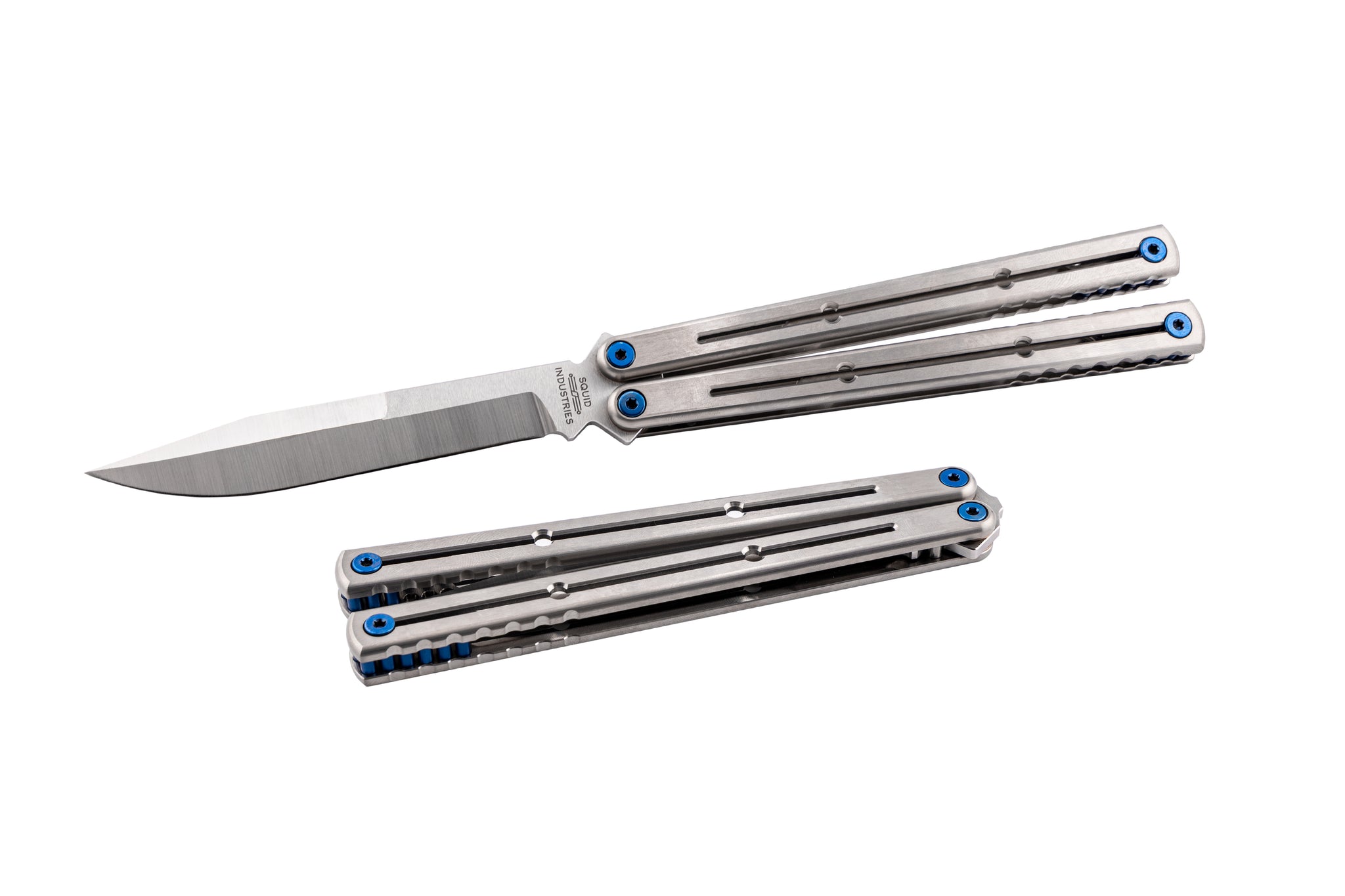 Titanium Krake Rraken Weehawk | USA Made Balisong (Butterfly Knife ...