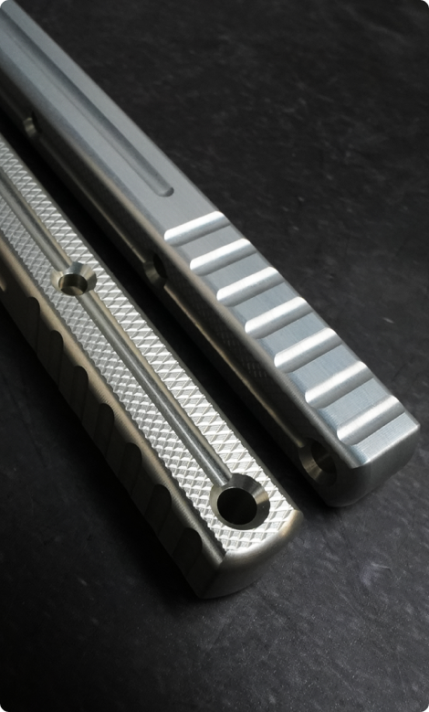 Matte DLC V1 Bowie Krake Raken Blade – Squid Industries Knives